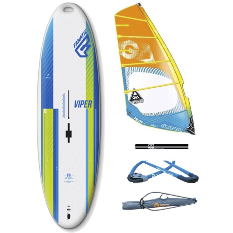 Fanatic Viper Softdeck Windsurfer komplet m/Gaastra Pilot rig ...