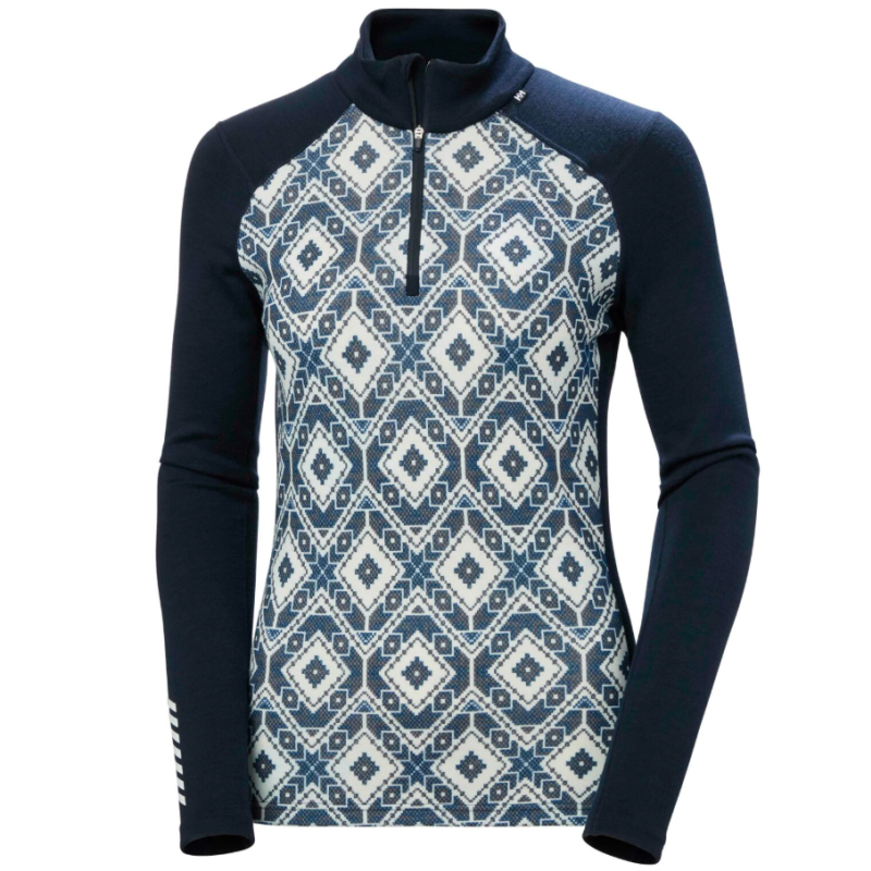 Helly Hansen LIFA Merino Midweight Half-Zip Base Layer - dame ...